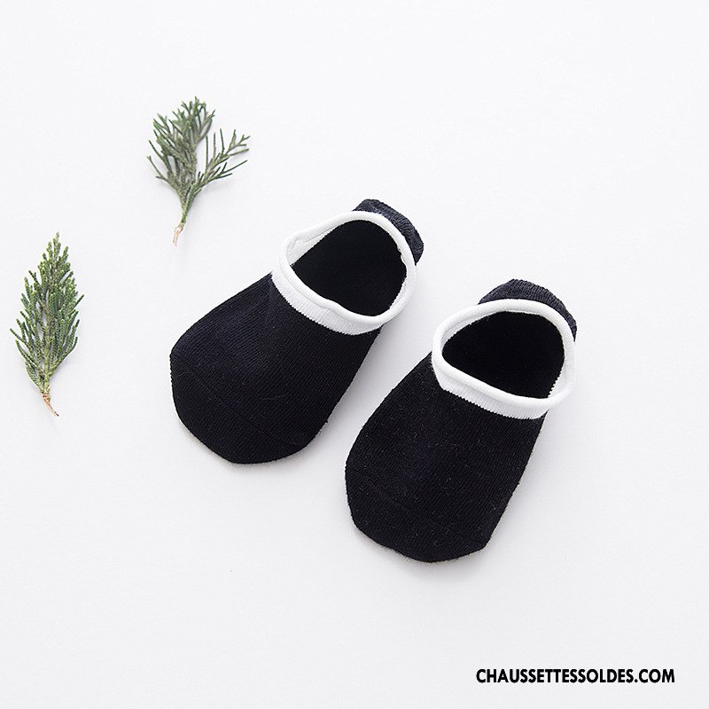 Chaussette Basse Fille Bébé Enfant 100% Coton Antidérapant Chaussette ...